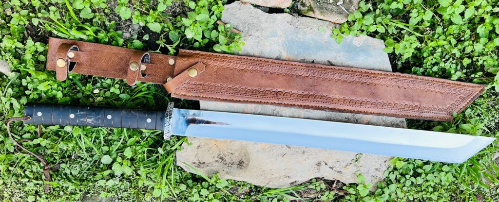21 inch Carbon Steel Blade Hunting Tanto Sword | EGKH